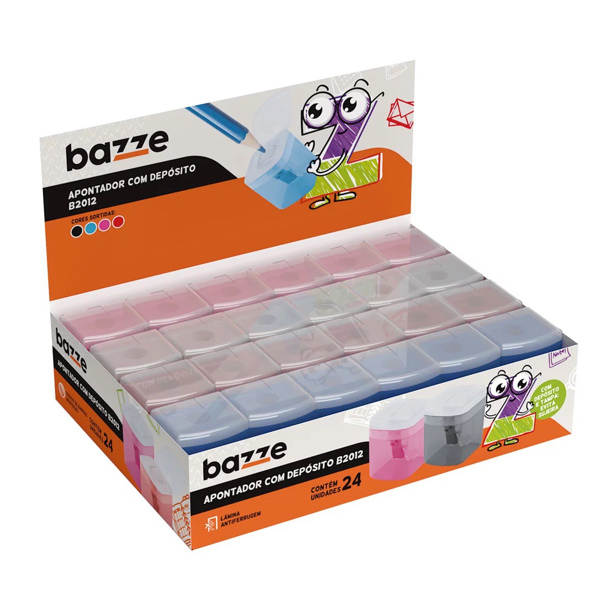 Apontador com Depósito B2012 Bazze - Unidade - Acalanto