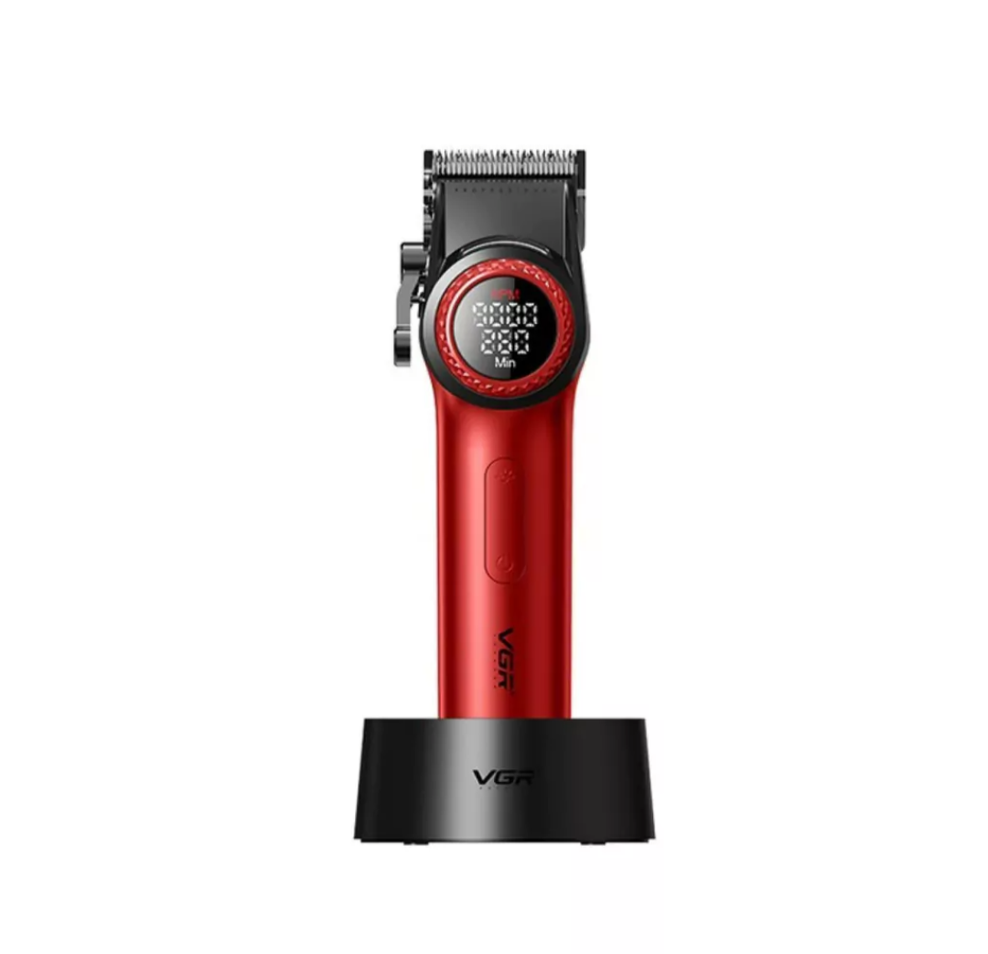 Máquina de Corte VGR V-001 (Vermelha) - Sr. Barbeiro Store