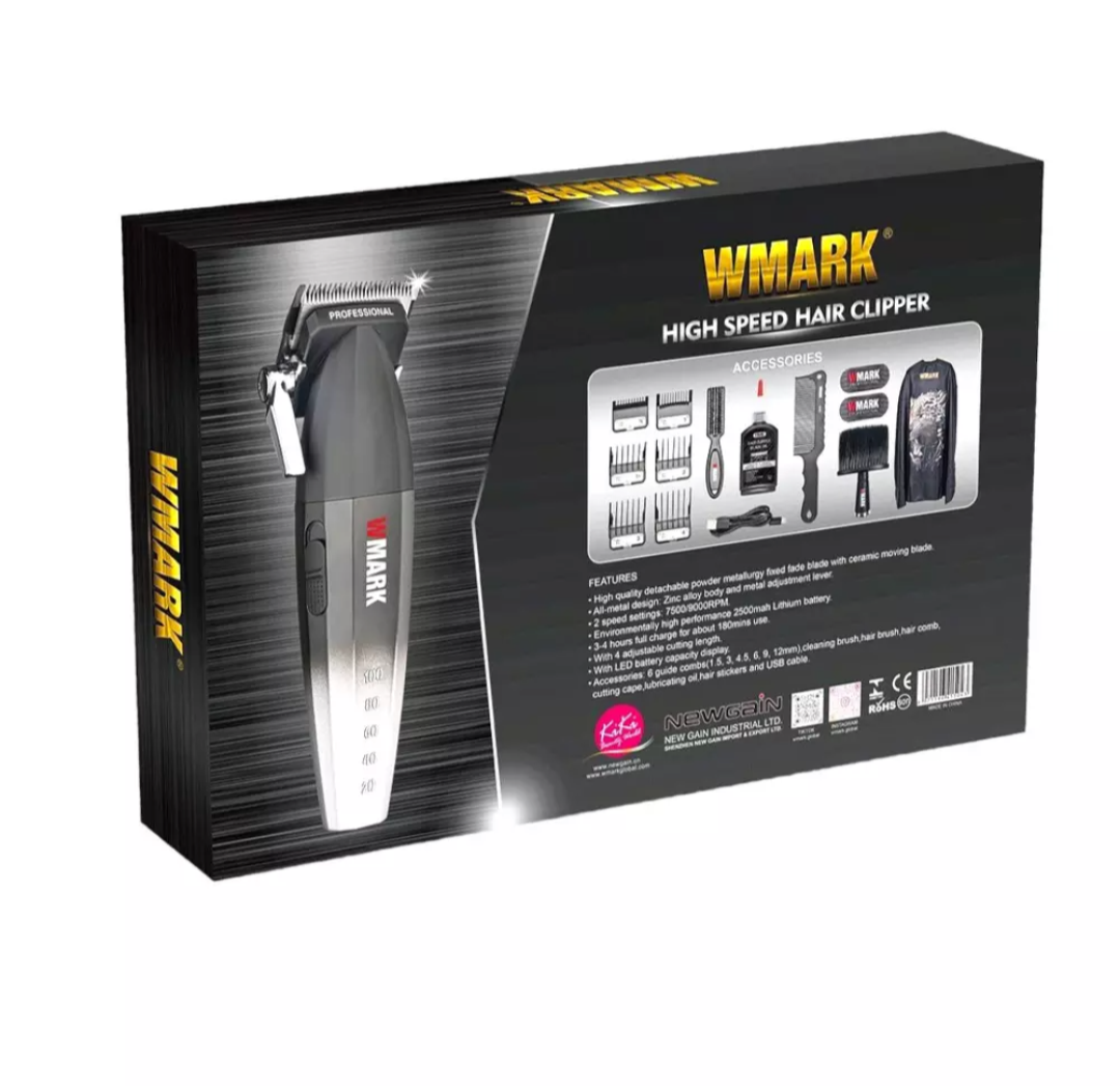 Máquina de Corte Wmark NG - 2038 (Prata) - Sr. Barbeiro Store