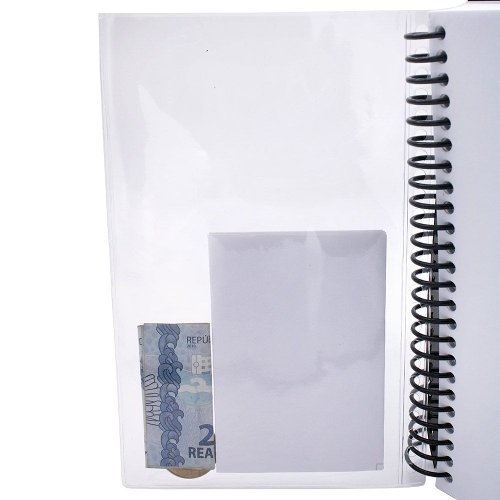 Envelope Canguru 18x25 cm Para Agendas e Cadernos Cristal Transparente ...