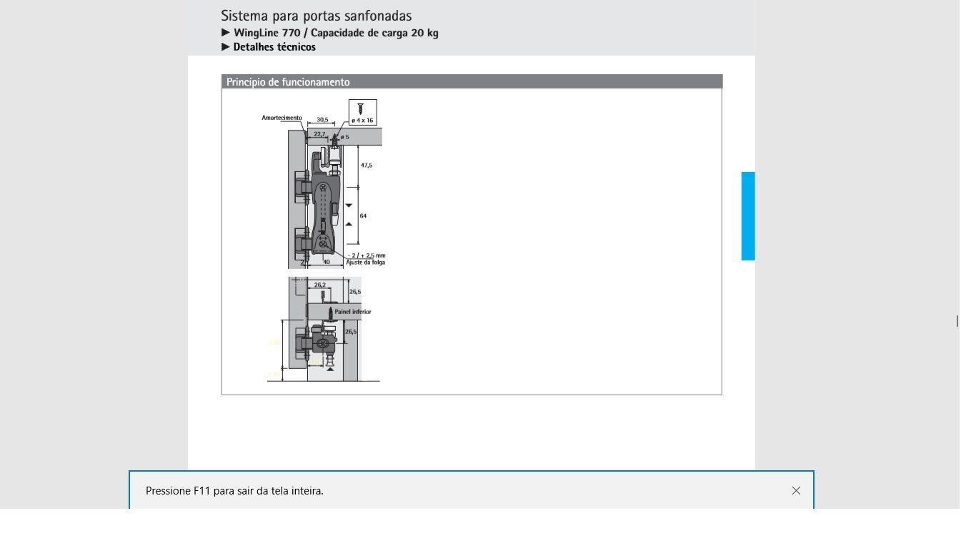 Kit Wing Line 770 Hettich CODIGO 70968 CODIGO 70969 - VESCOMM ...