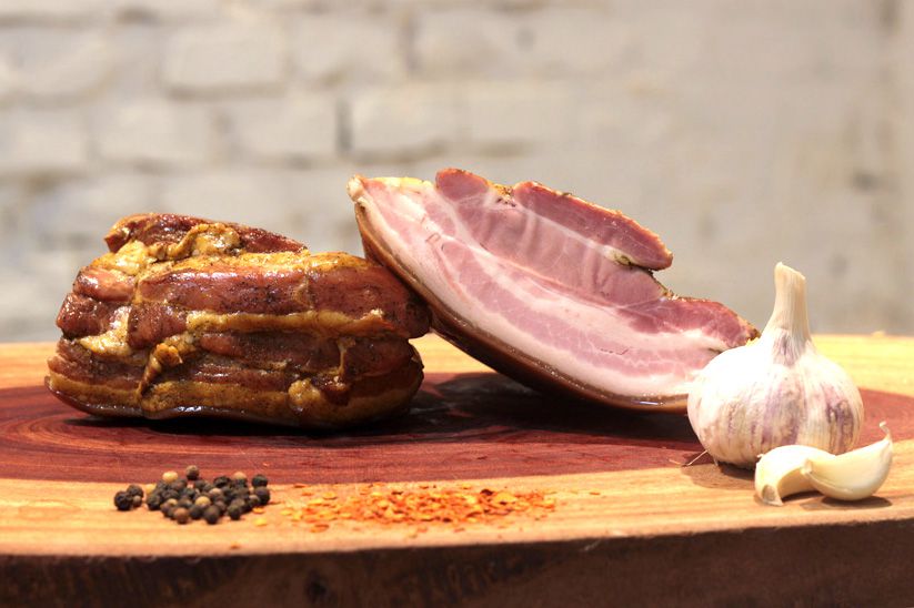 Bacon Premium Defumado no Carvalho peça - Produto Artesanal - Coldsmoke ...