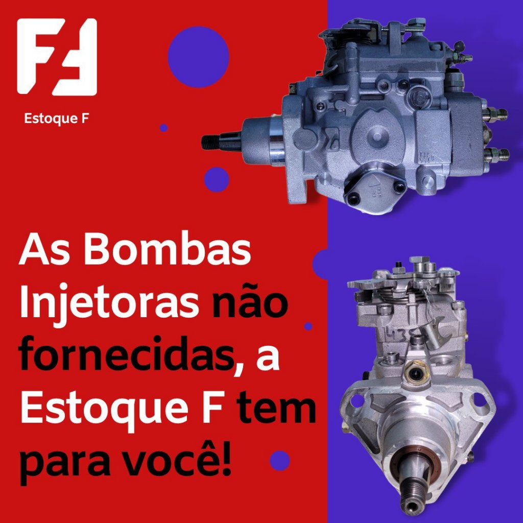 Bomba Injetora V.E 4 Cilindros Case e Iveco 504068397 0460424345 - EstoqueF