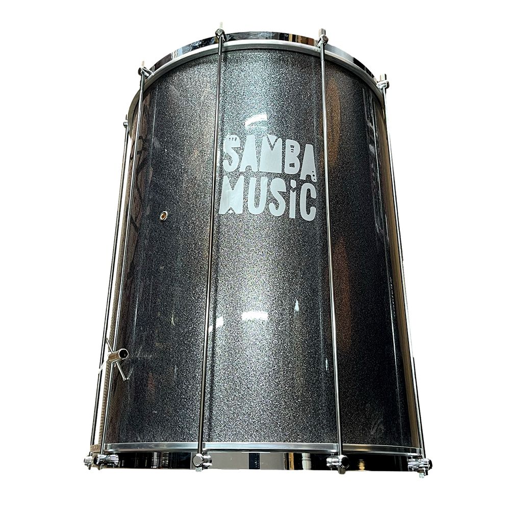 Surdo Samba Music 60 x 18 madeira pvc Titanium s/tripe 932MA - Loja de ...