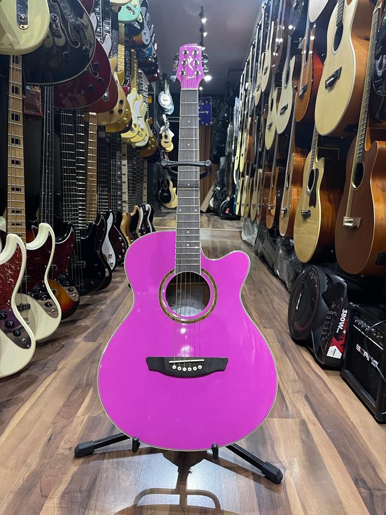 Violão Strinberg Berlin Be30c pk Rosa Euro Elétrico Aço - Loja de ...