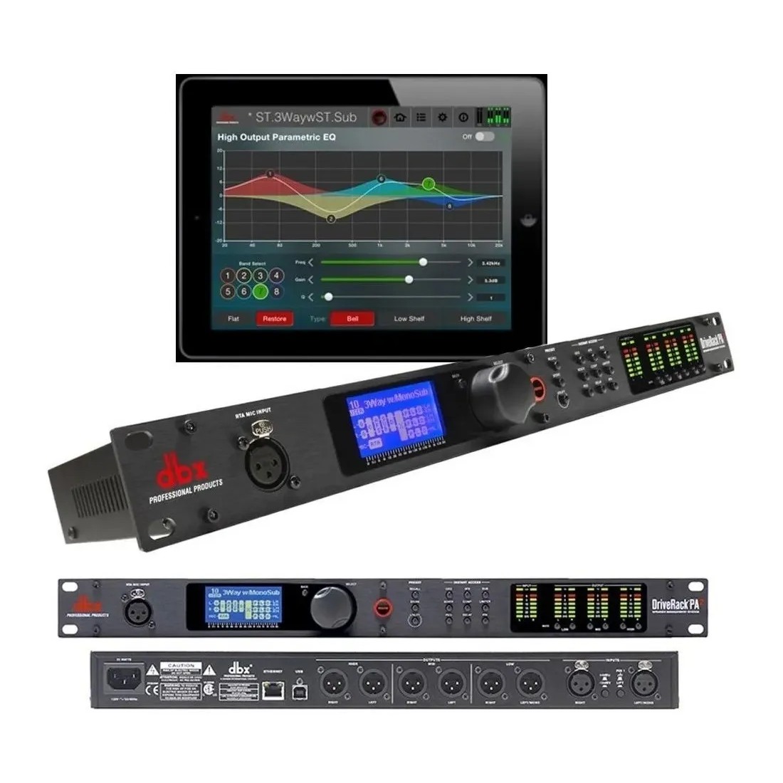Processador de Audio DBX Driverack PA2 110v Wi-fi Crossover - Loja de ...