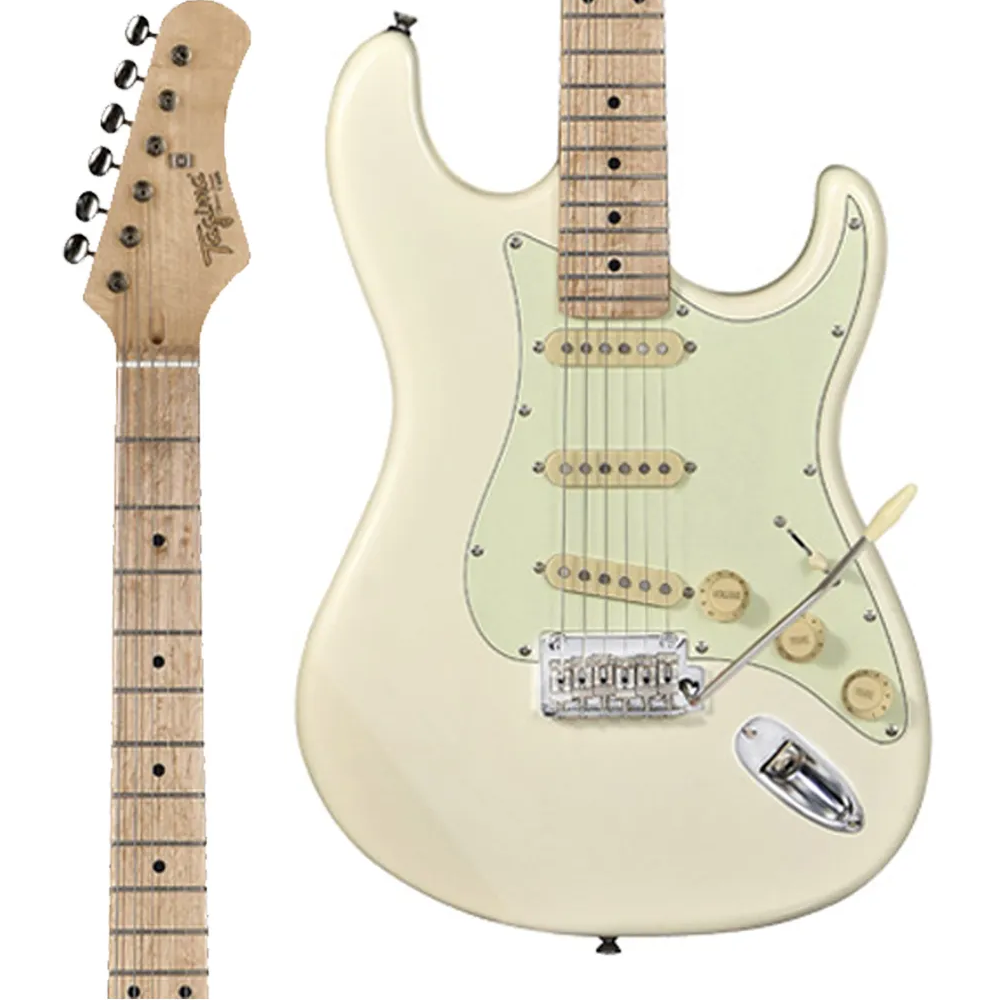 Guitarra Tagima T635 OWH Branco Vintage Creme escala clara - Loja de ...