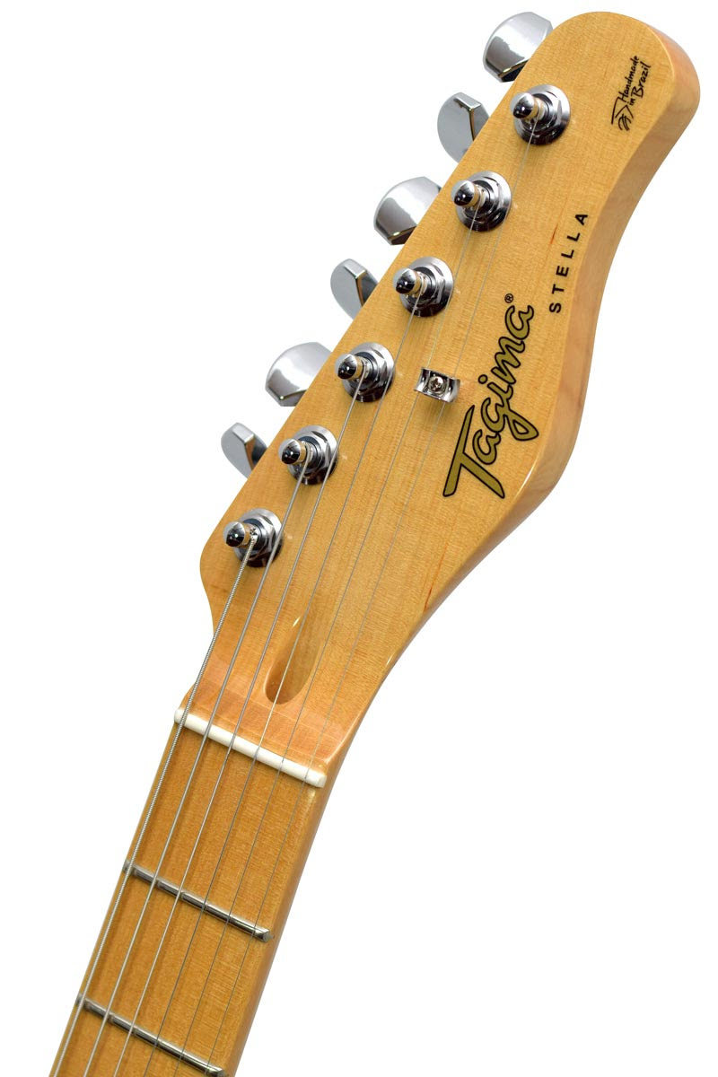 Guitarra Tagima Stella hss Preta escala clara super strato - Loja de ...
