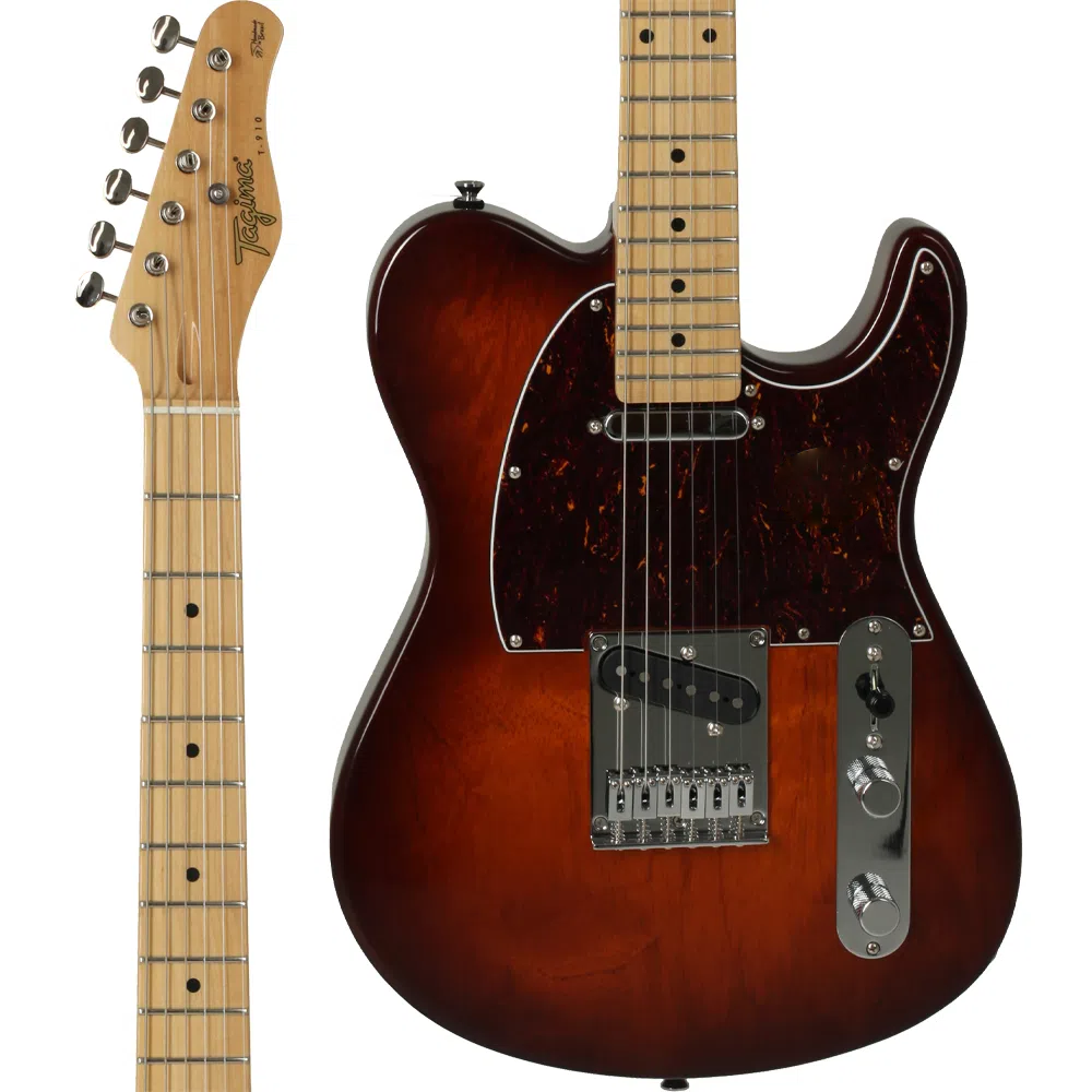 Guitarra Tagima T-910 Honey Burst Escala Clara Tortoise - Loja de ...