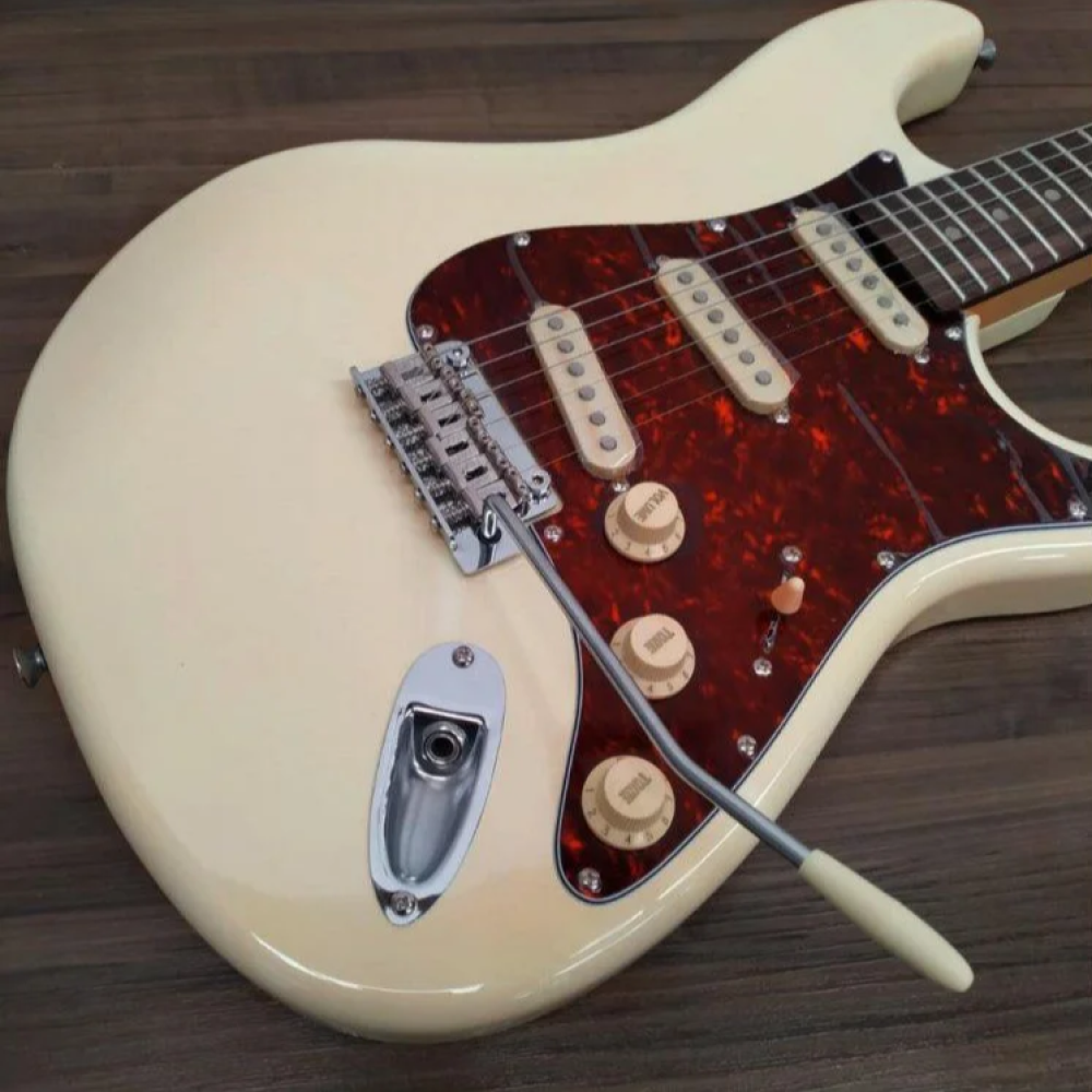 Guitarra Tagima T635 OWH Branco Creme Tortoise escala escura - Loja de ...