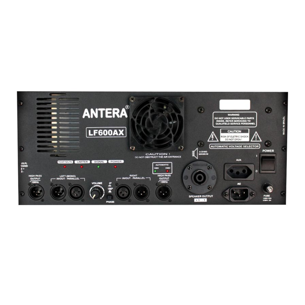 Kit Sub Grave Ativo + Passivo 12 Antera LF600 profissional - Loja de Instrumentos Musicais São ...