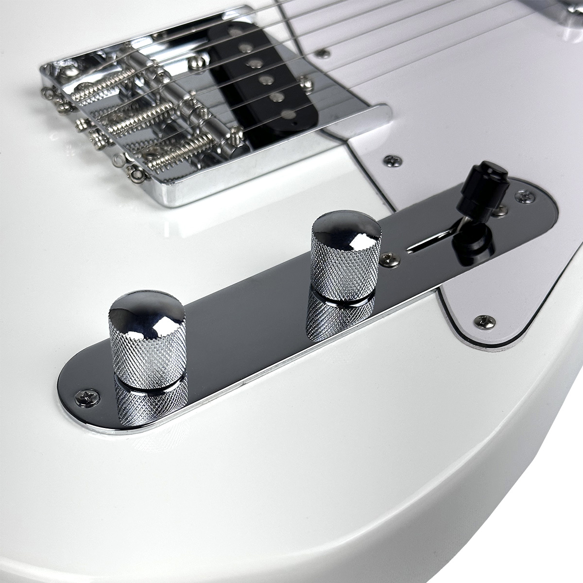 Guitarra Tonante Cecille Branca Corpo em Alder - Loja de Instrumentos Musicais São Bernardo do ...