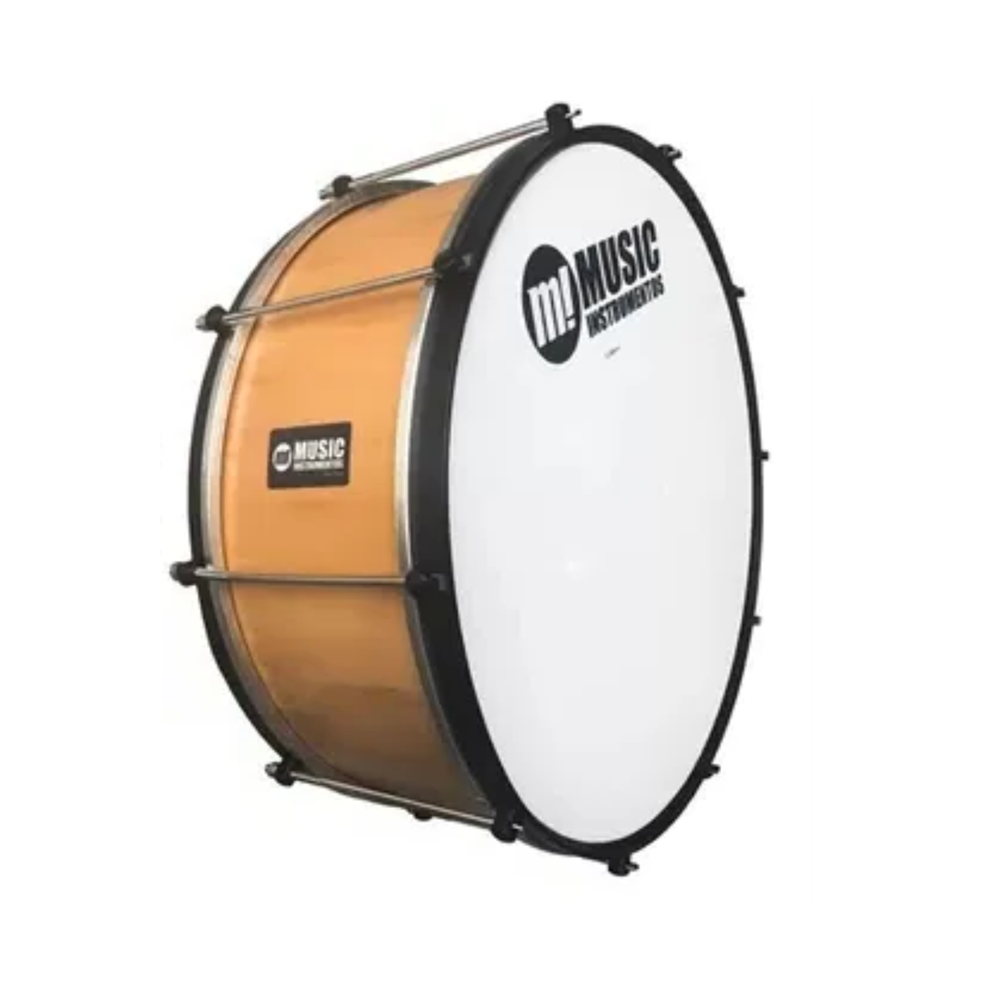 Zabumba 20" Madeira Verniz 374AB profissional M Music - Loja de ...