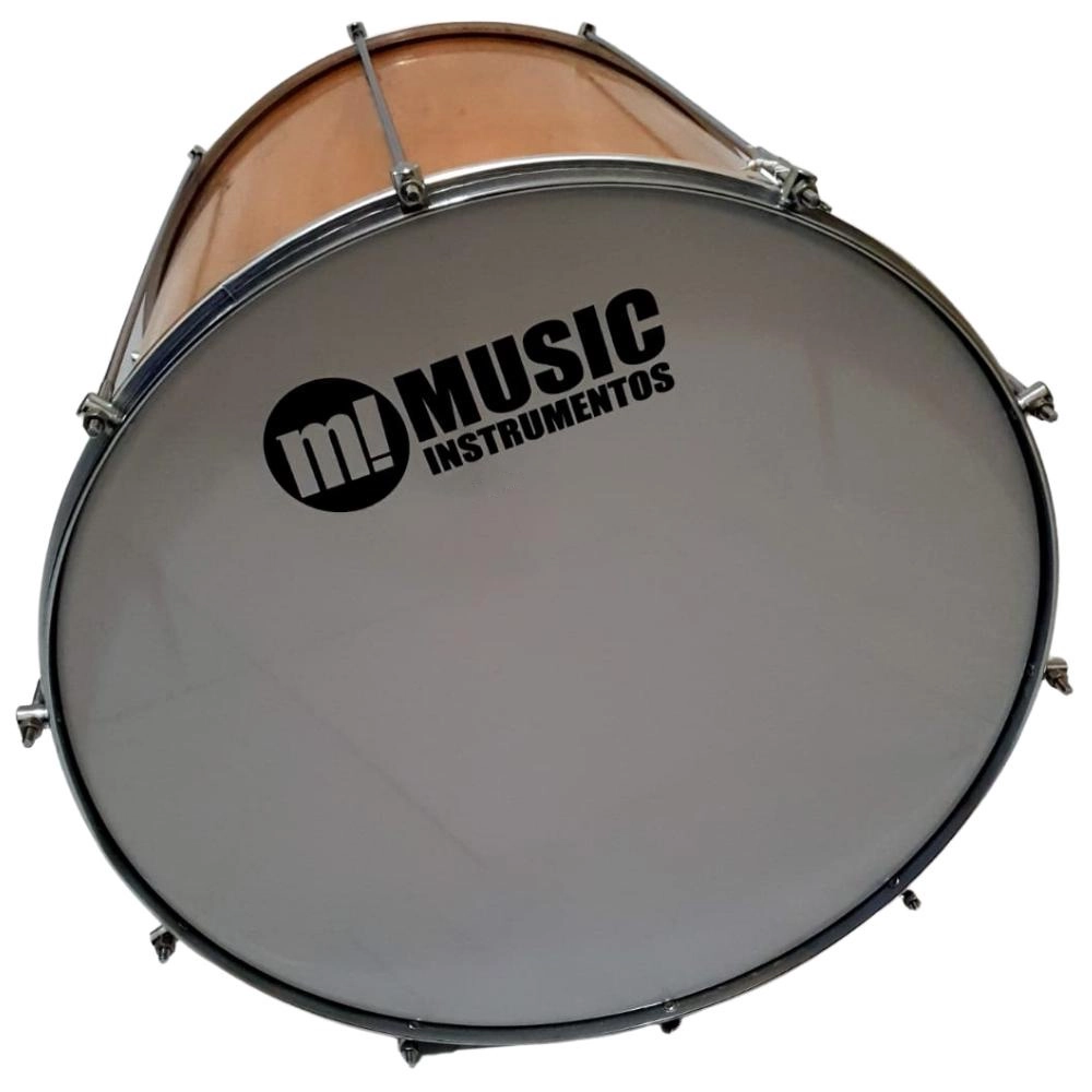 Surdo 22" Madeira Verniz Aro Bala 324AB profissional M Music - Loja de ...