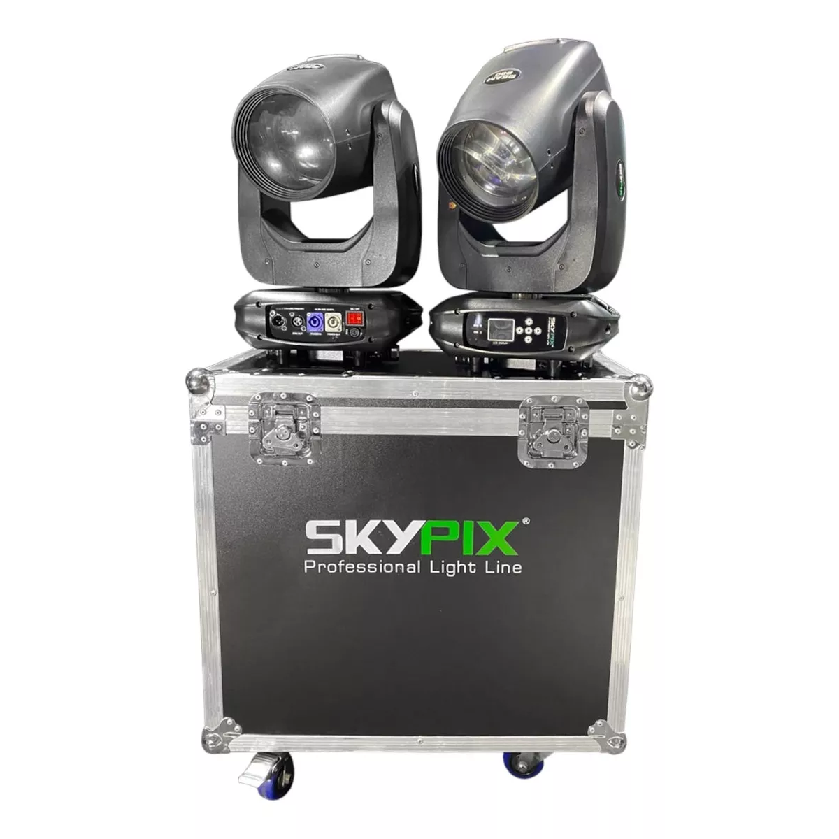 Par Moving Beam profissional + case Skypix SK-BEAM250LR iluminação ...