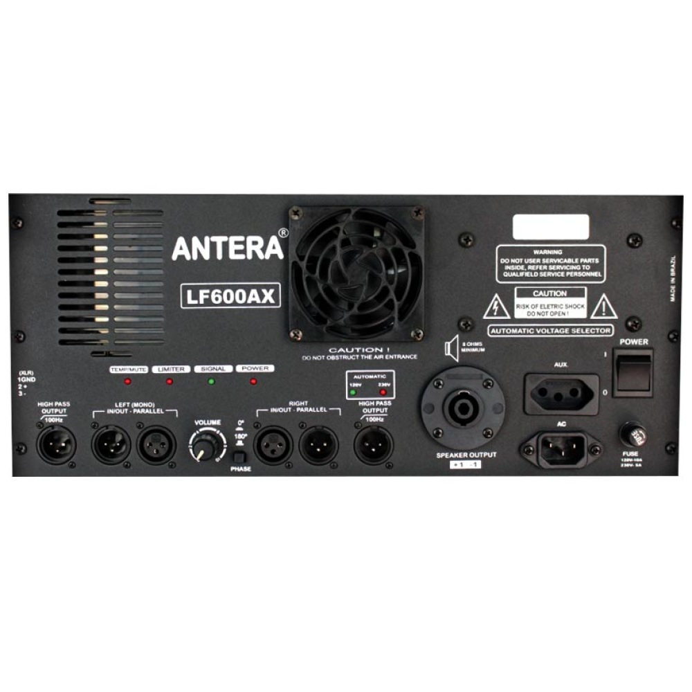 Sub woofer Antera LF600 AX Grave Ativo 12 300w Branco Igreja - Loja de Instrumentos Musicais São ...