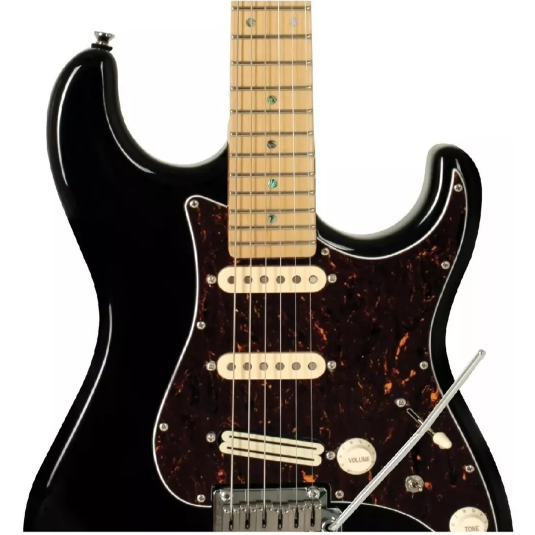 Guitarra Tagima T-805 Preta escala clara escudo tortoise - Loja de ...