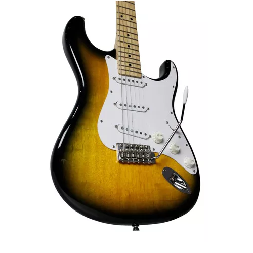 Guitarra Tagima T-800 Sunburst Escala clara escudo branco Linha Brasil ...