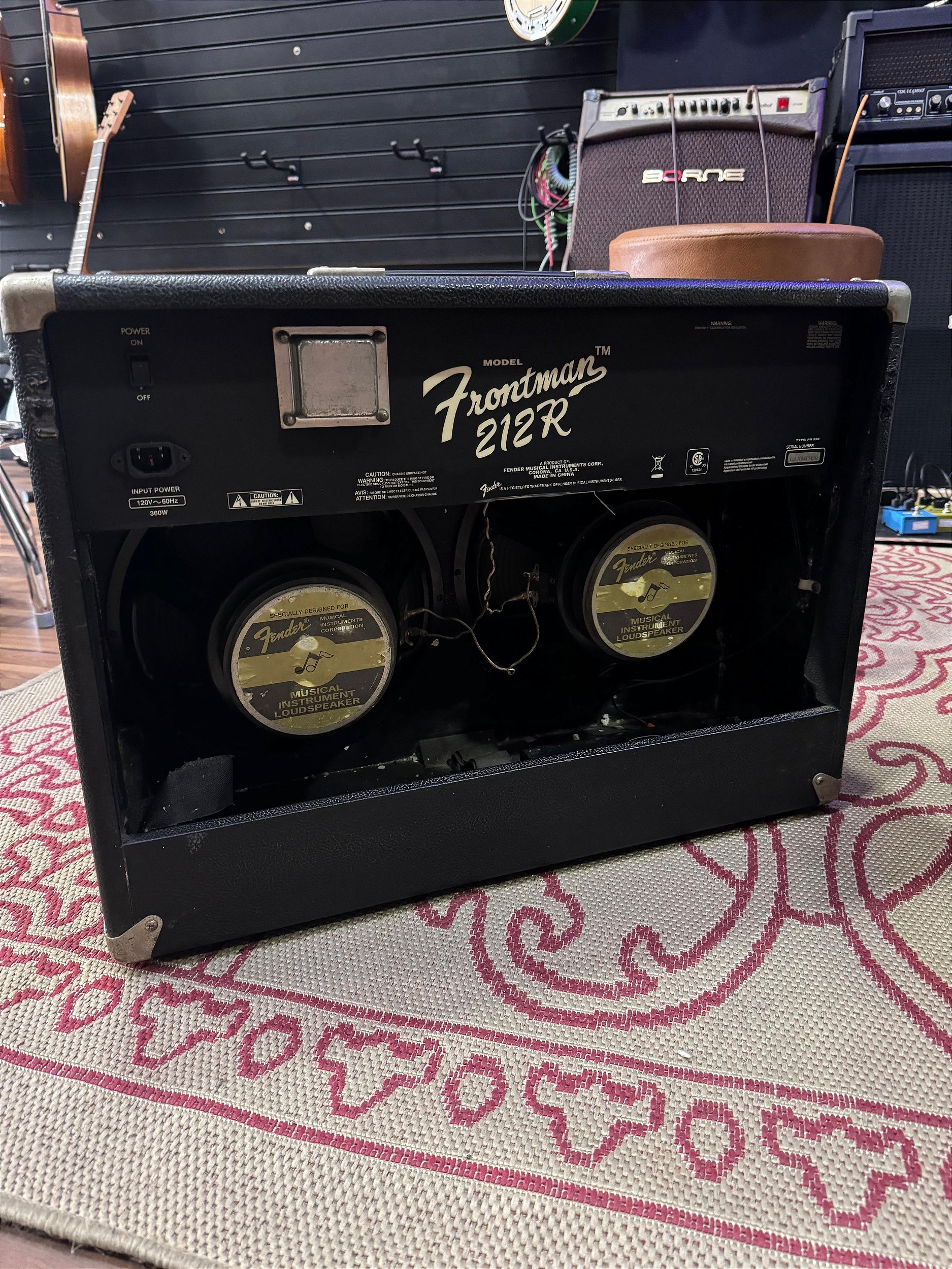 pagamento metade do Amplificador Fender Frontman 212r semi novo - Loja ...