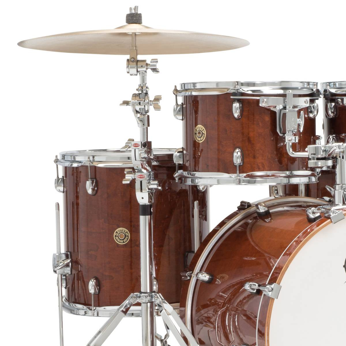 Bateria Gretsch Catalina Maple Walnut Glaze CM1-E605 profissional - Loja de Instrumentos ...