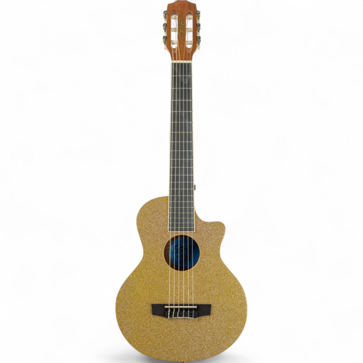 Violão Seizi Fun Panda Acoustic Nylon Desert Gold Sparkle - Loja de ...
