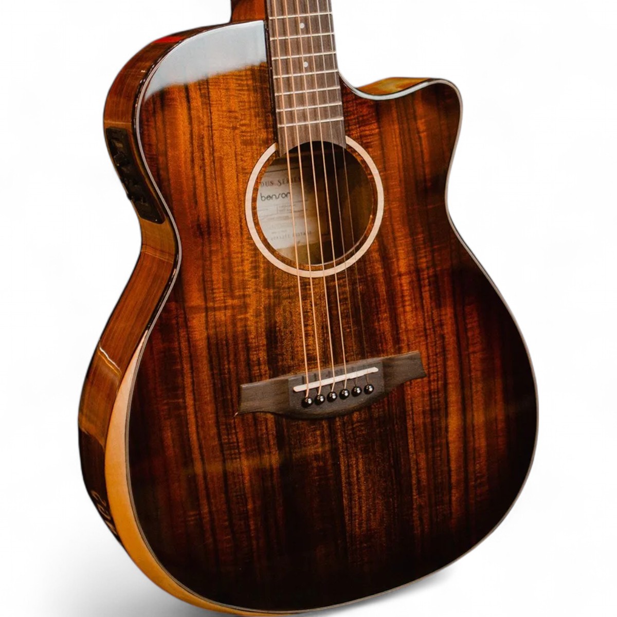 Violão Benson Exf900 Tampo Koa Maciço Fishman + Bag - Loja de ...