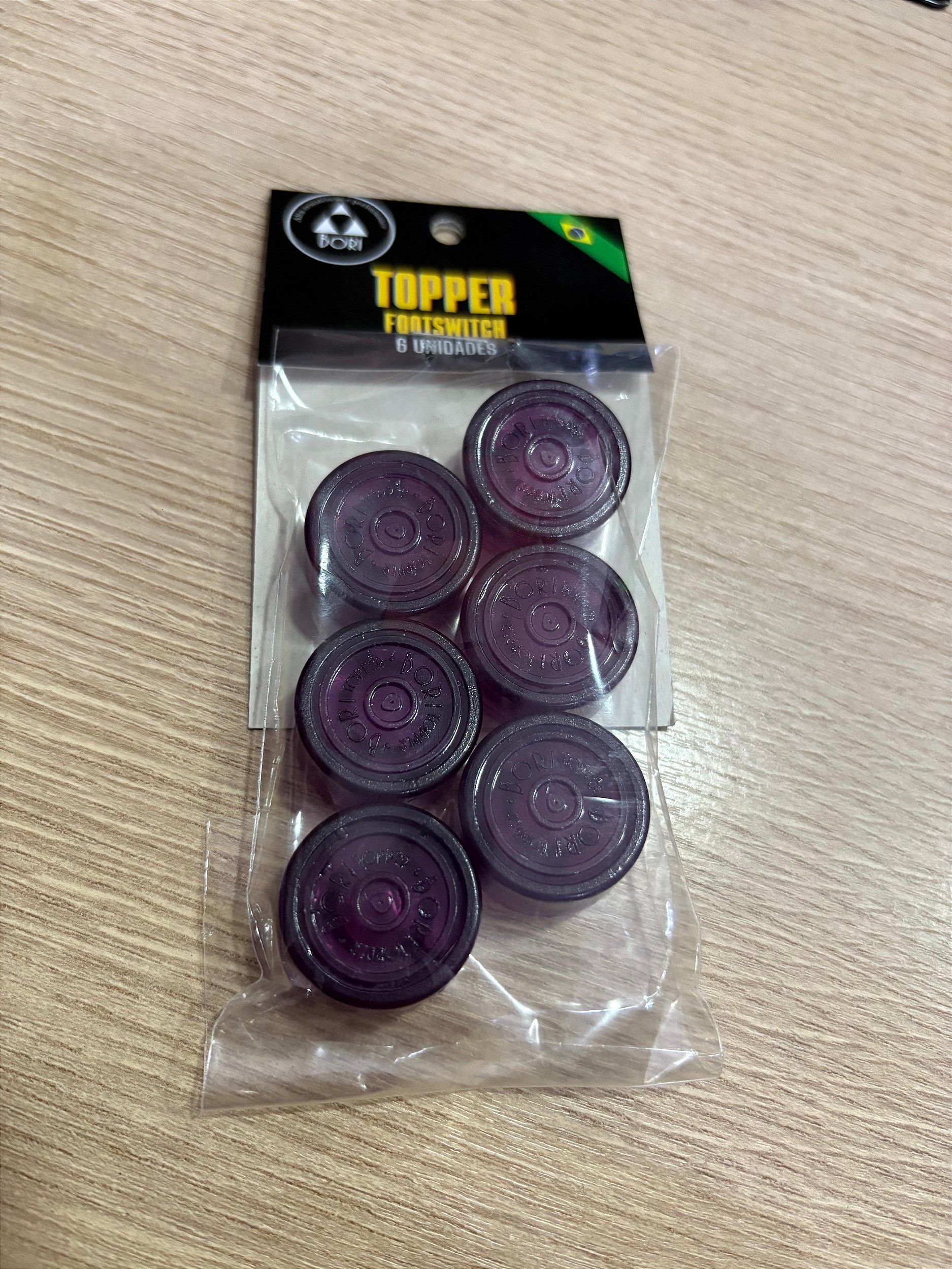 Unidade Botão Topper pedal pedaleira footswitch Lilás Bori p/ guitarra ...