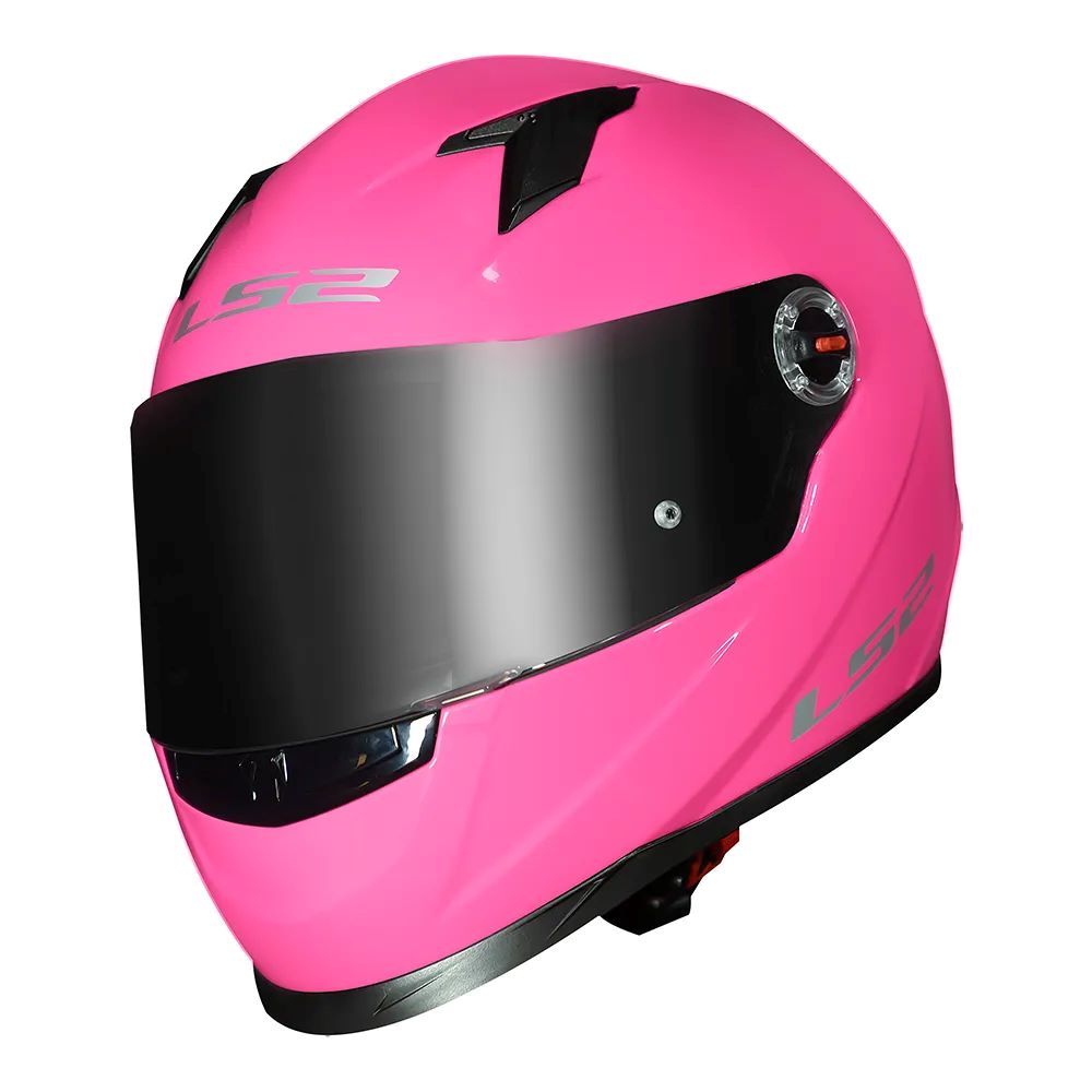 CAPACETE FF358 CLASSIC MONOCOLOR ROSA LS2 - Moto Store Canguinha Racing