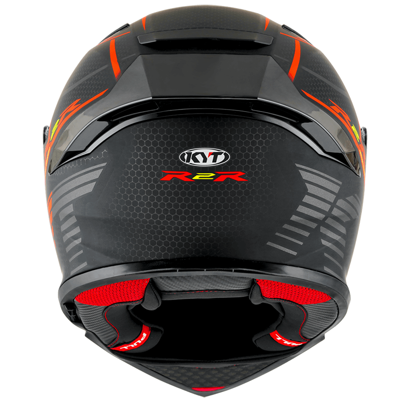 CAPACETE KYT R2R CONCEPT FOSCO PRETO/VERMELHO - Moto Store Canguinha Racing