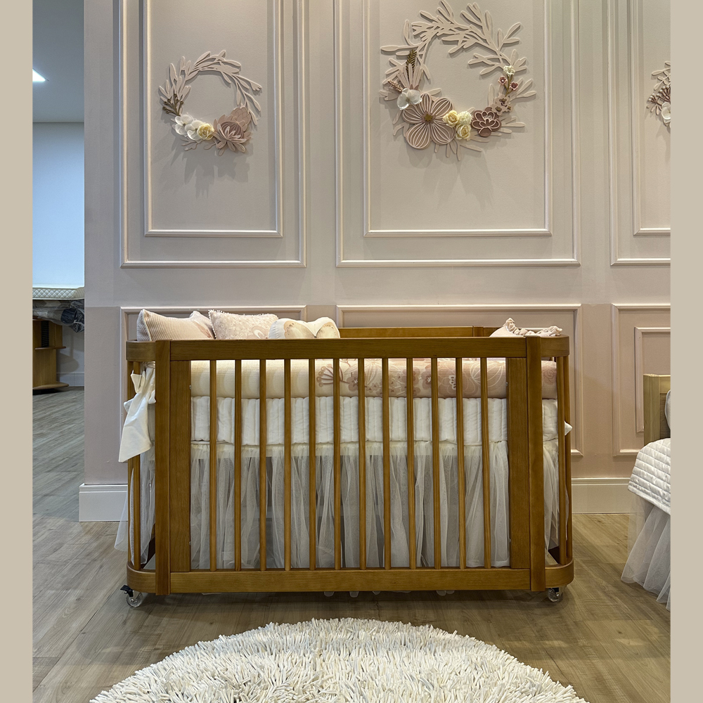 Berço Evolutivo 3 em 1 Madeira - Adriana Ribeiro - Móveis Enxoval e ...