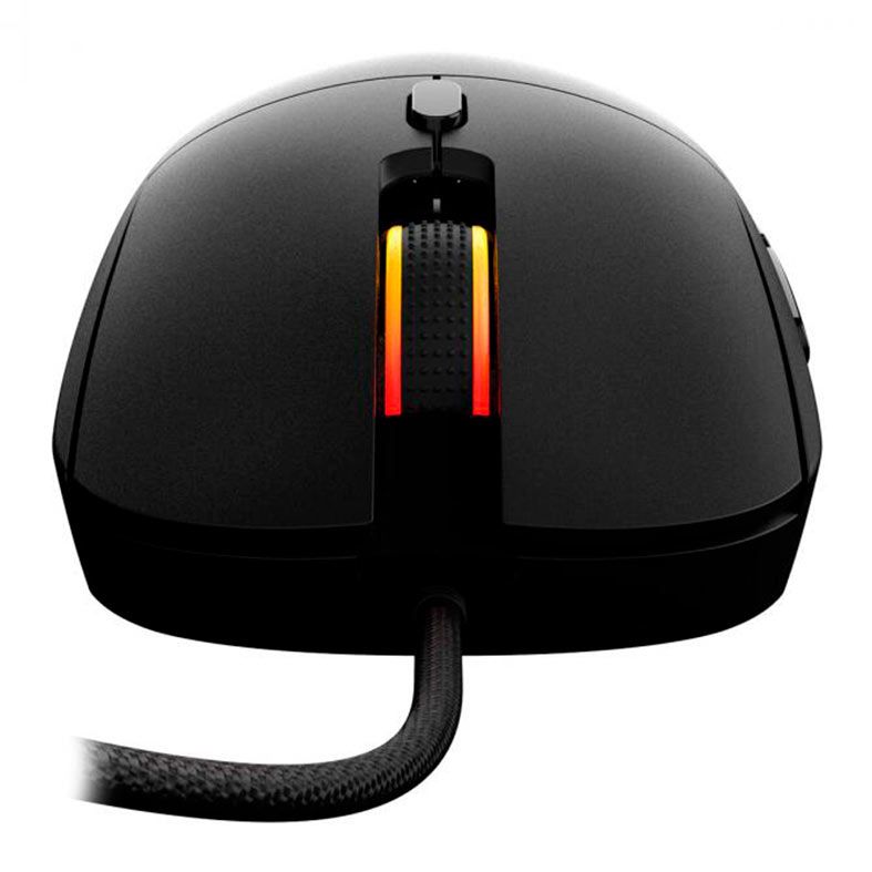 MOUSE GAMER PCYES BASARAN BLACK VULCAN - 12400 DPI - RGB - 6 BOTÕES ...