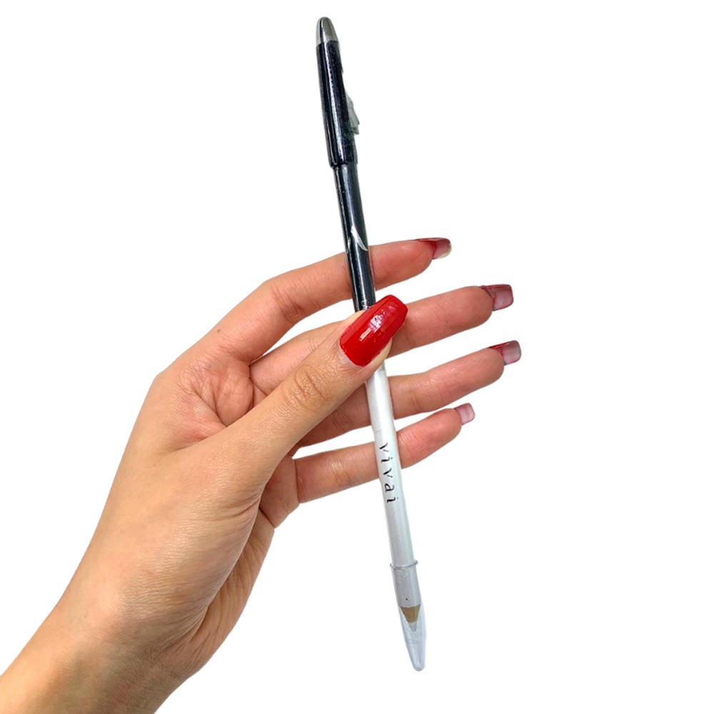 Lápis 2 em 1 Preto e Branco Vivai | maquiagem versátil - Maquiagem ...