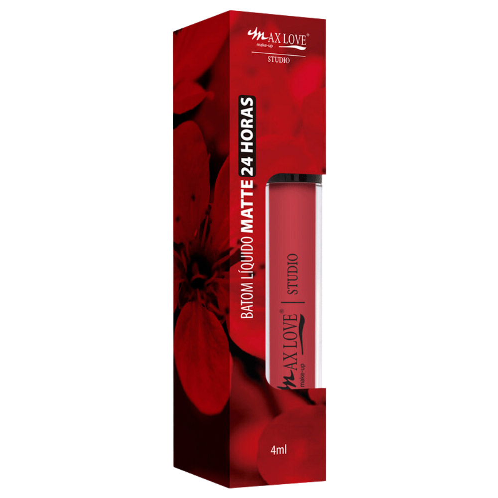 Batom Líquido Matte 24 horas Max Love | Maquiagem Natural - Maquiagem ...