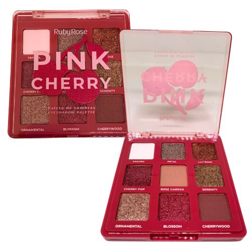 Paleta de Sombras Pink Cherry Ruby Rose HB-E2202 | ruby rose sombra ...