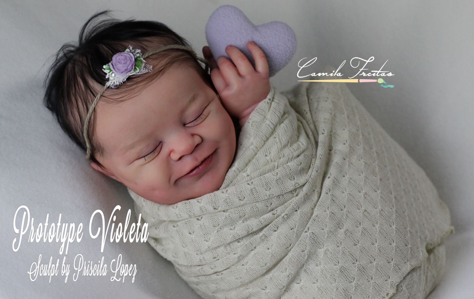 KIT ESCULTORA - BABY VIOLETA - by PRISCILA LOPEZ - MATERIAL REBORN ...