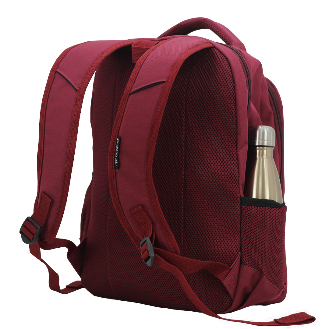 MOCHILA CASUAL EM POLIÉSTER P/NOTEBOOK 15" - M-110 - VINHO - Thigoline ...