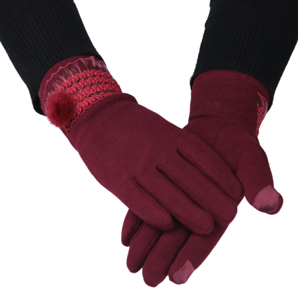 Luva Ernest Em Tecido Interior Peluciado Feminina - Ernest Online ...