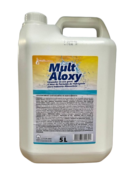 Limpador à base de Peróxido de hidrogênio 5L Mult Aloxy - Canaveral Itajaí