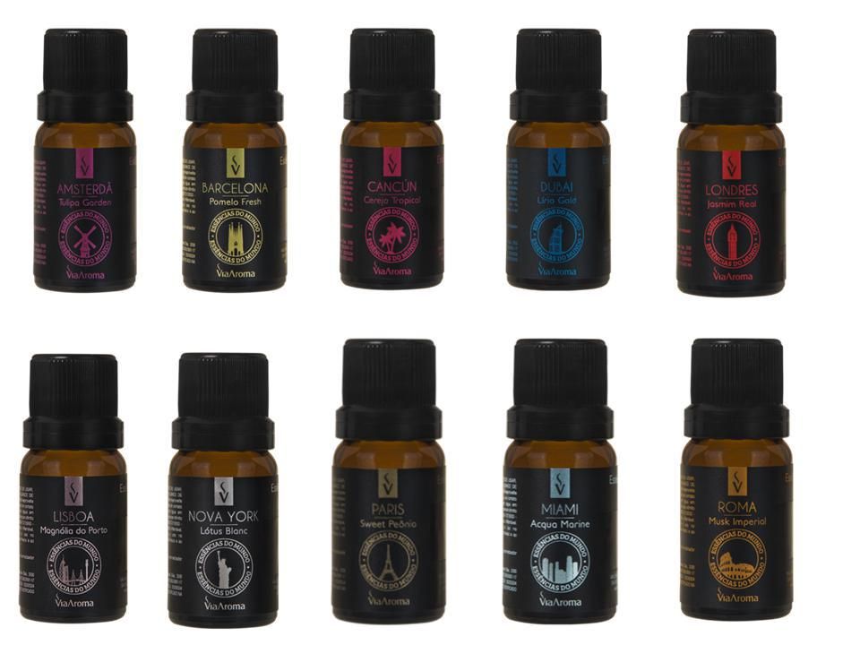 Essência 10ml Via Aroma - LINHA MUNDO - Canaveral Itajaí