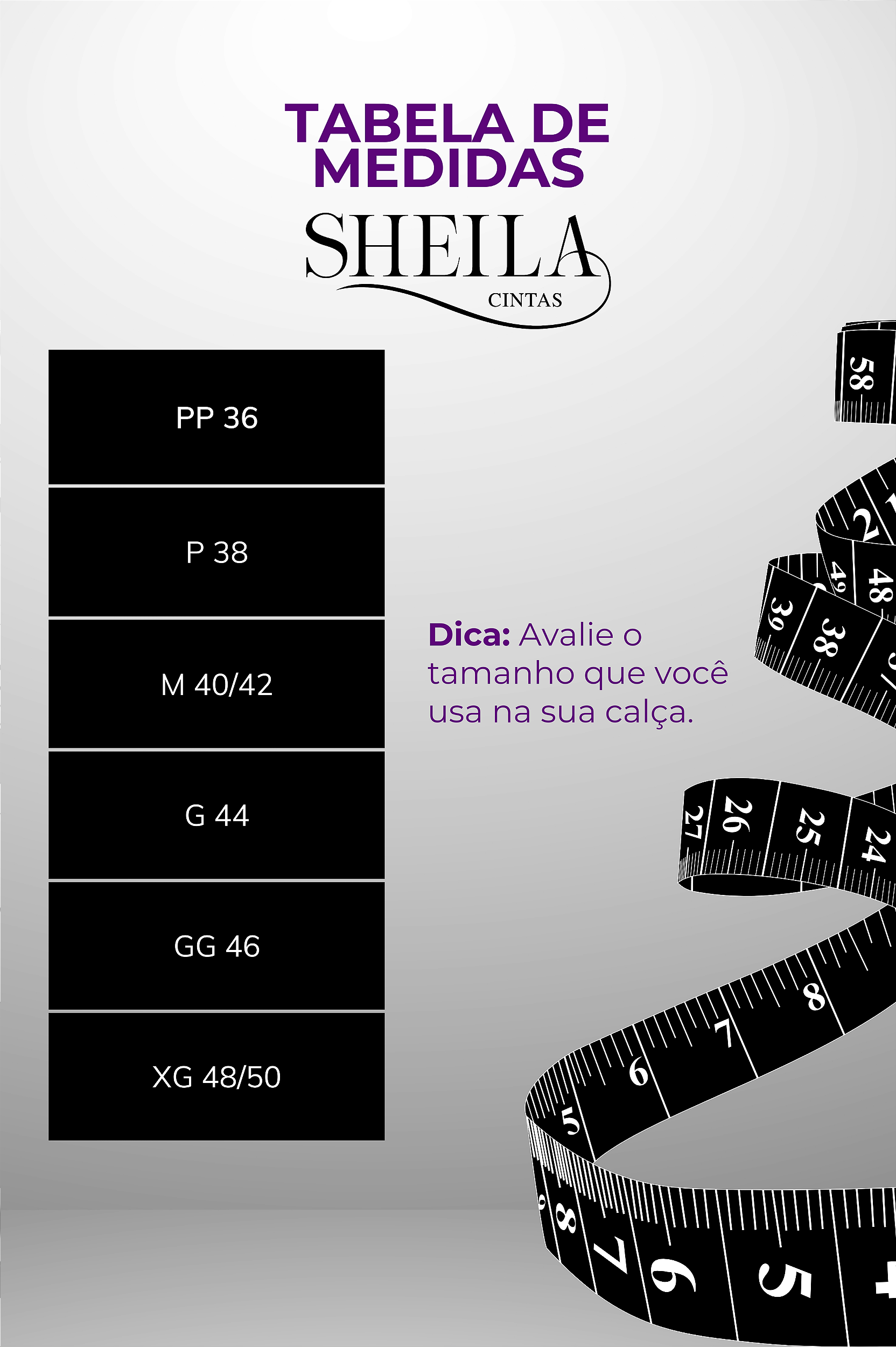 Cinta Faixa Ultra Modeladora - Sheila Cintas - Sheila Cintas