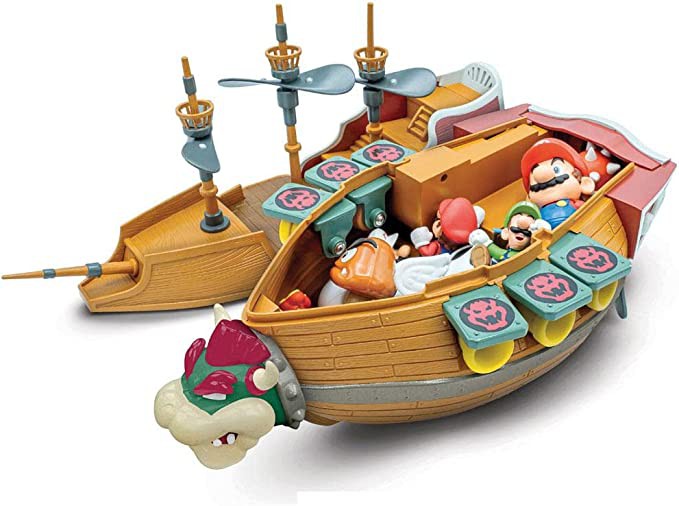 Super Mario - Deluxe Bowser Ship Playset - Stop Games - A loja de games ...
