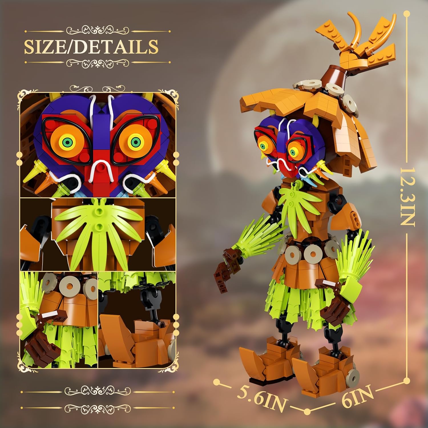 BOTW Skull Kid com blocos de construção da máscara de Majora - Stop ...