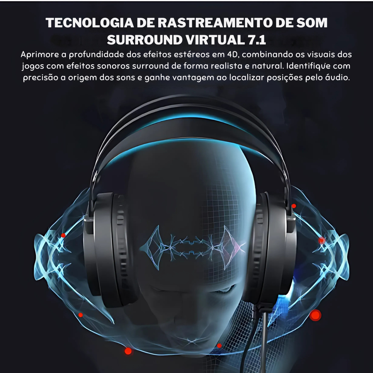 Headset 7.1 Sound - HP - Atacado Gorila Shield - Acessórios para celular