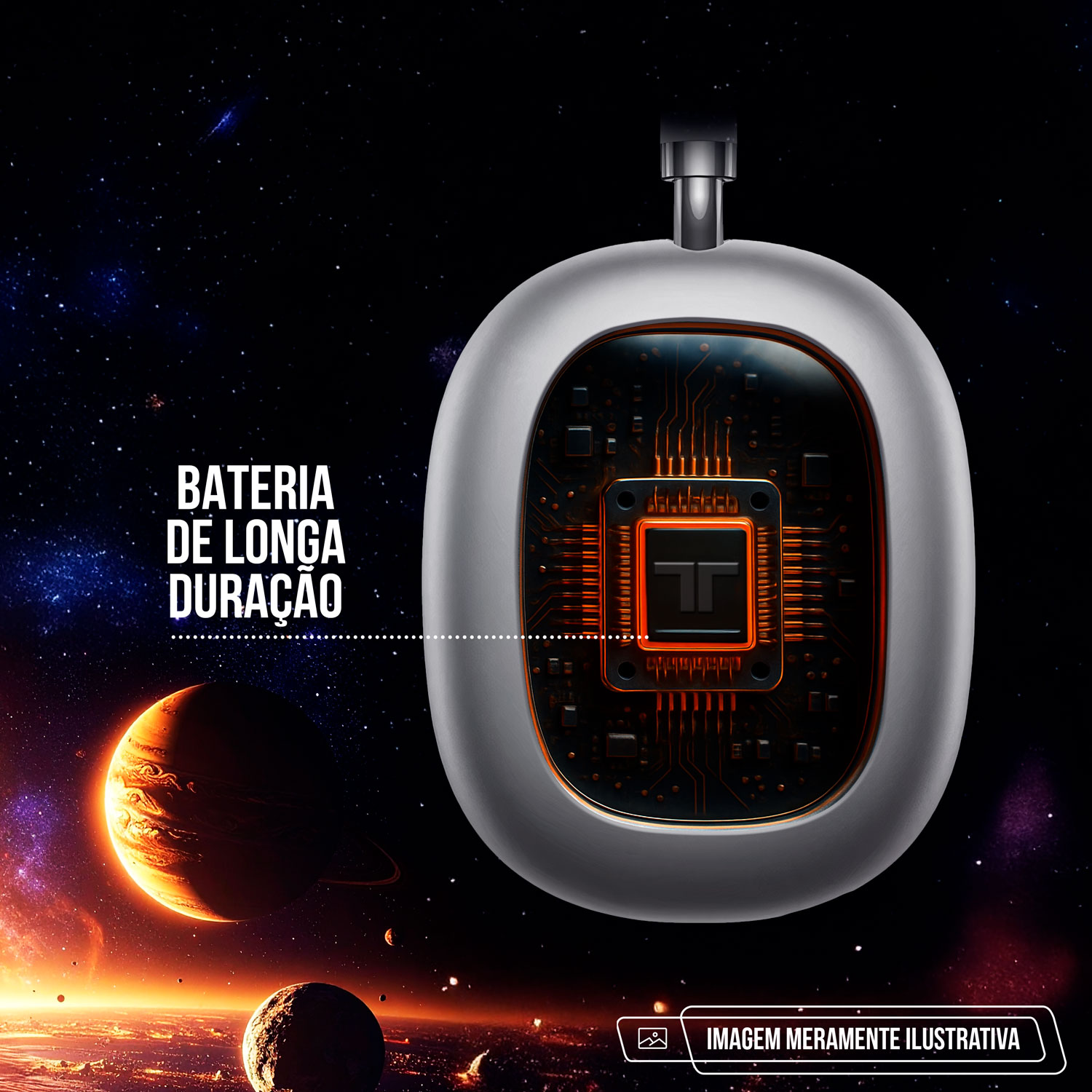 Headphone Bluetooth Orbit Max - SPACE - Atacado Gorila Shield ...