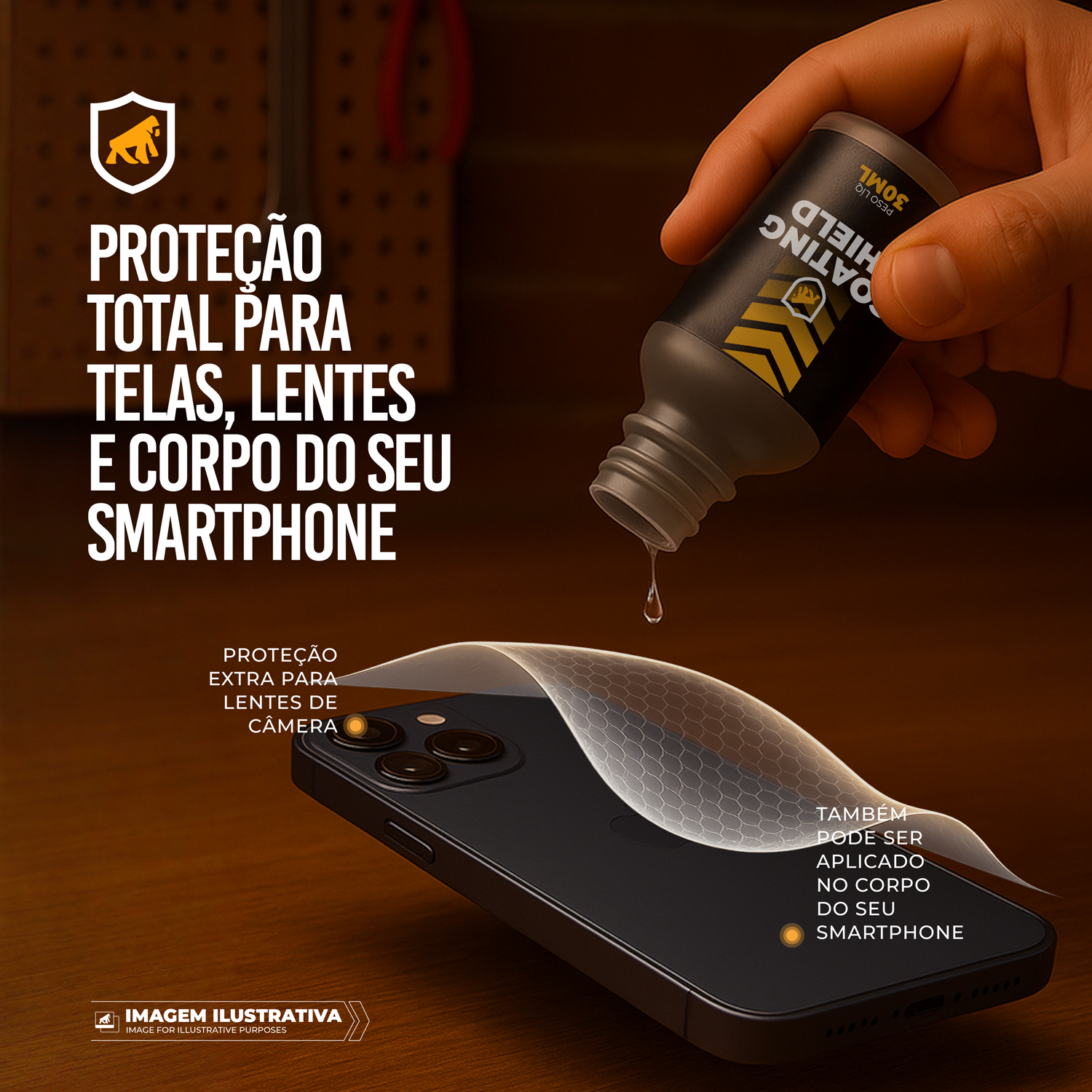 Nano Vitrificador Coating Shield 9H para Smartphone – Gshield - Atacado ...