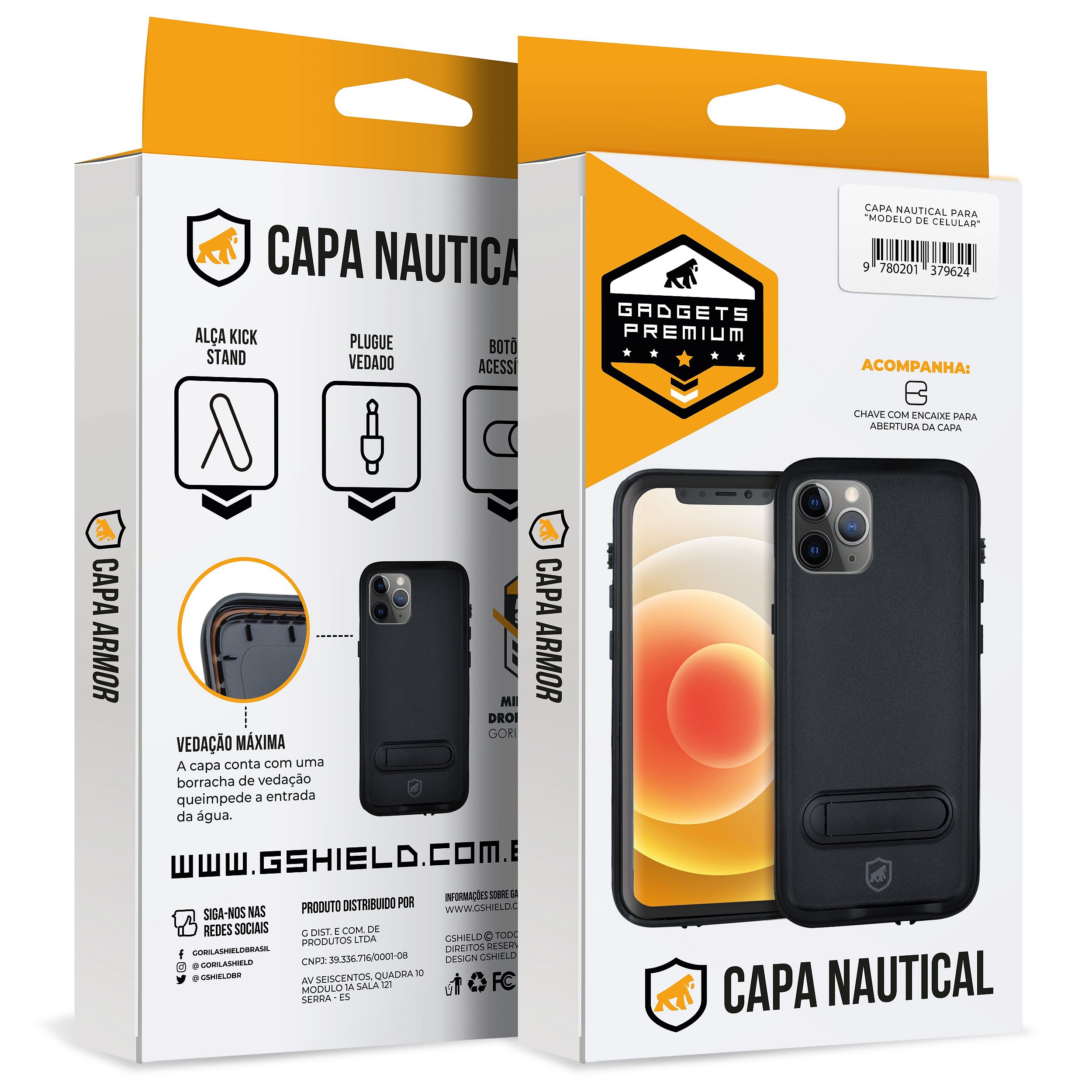 Capa À Prova D'água Nautical - Apple - Gshield - Atacado Gorila Shield ...