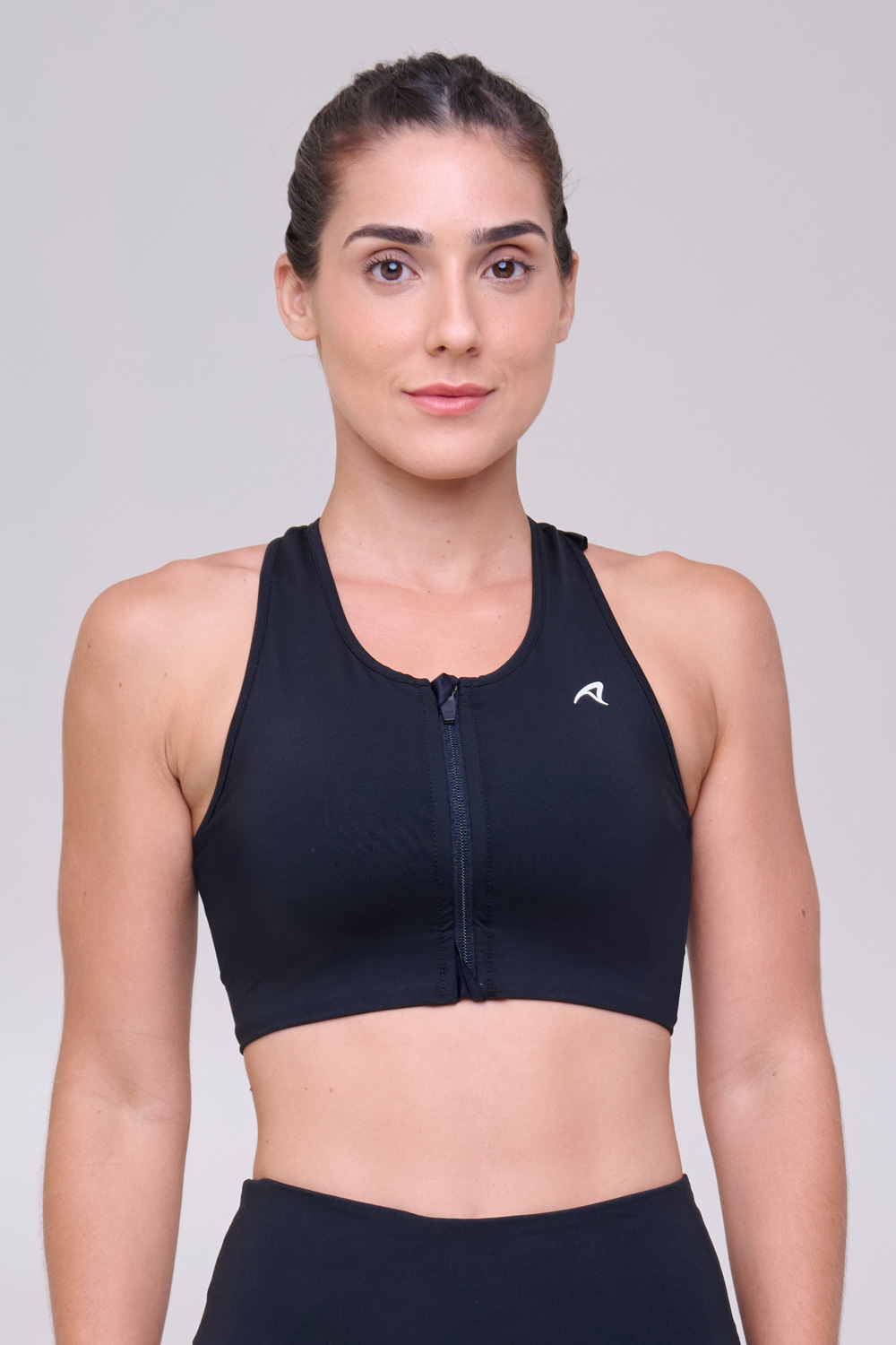 Top Authen Signature Samba Nadador Ziper | Preto - Gurias na Corrida ...