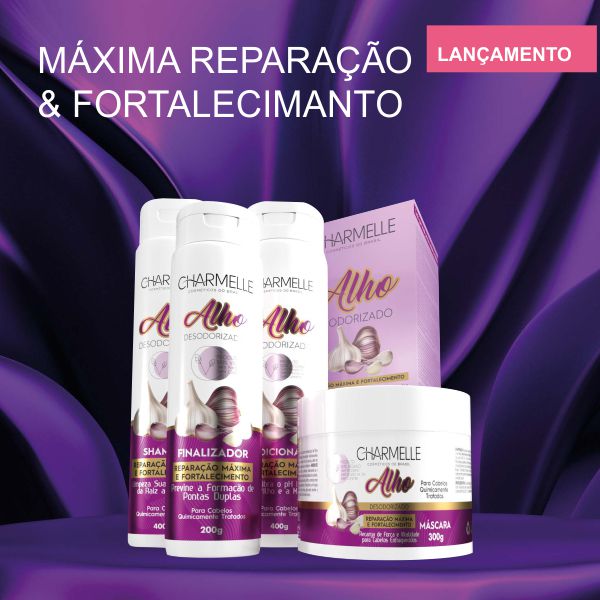 10 KIT ALHO DESODORIZADO CHARMELLE COSMÉTICOS PÓS QUÍMICA ATACADO ...