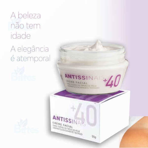 10 CREME FACIAL ANTISSINAIS +40 SUAVE FRAGRANCE COSMÉTICOS ATACADO ...