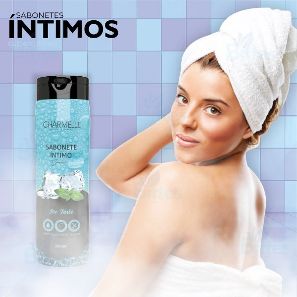10 SABONETE ÍNTIMO SENSUAL ICE FORTE CHARMELLE PH EQUILIBRADO ATACADO ...